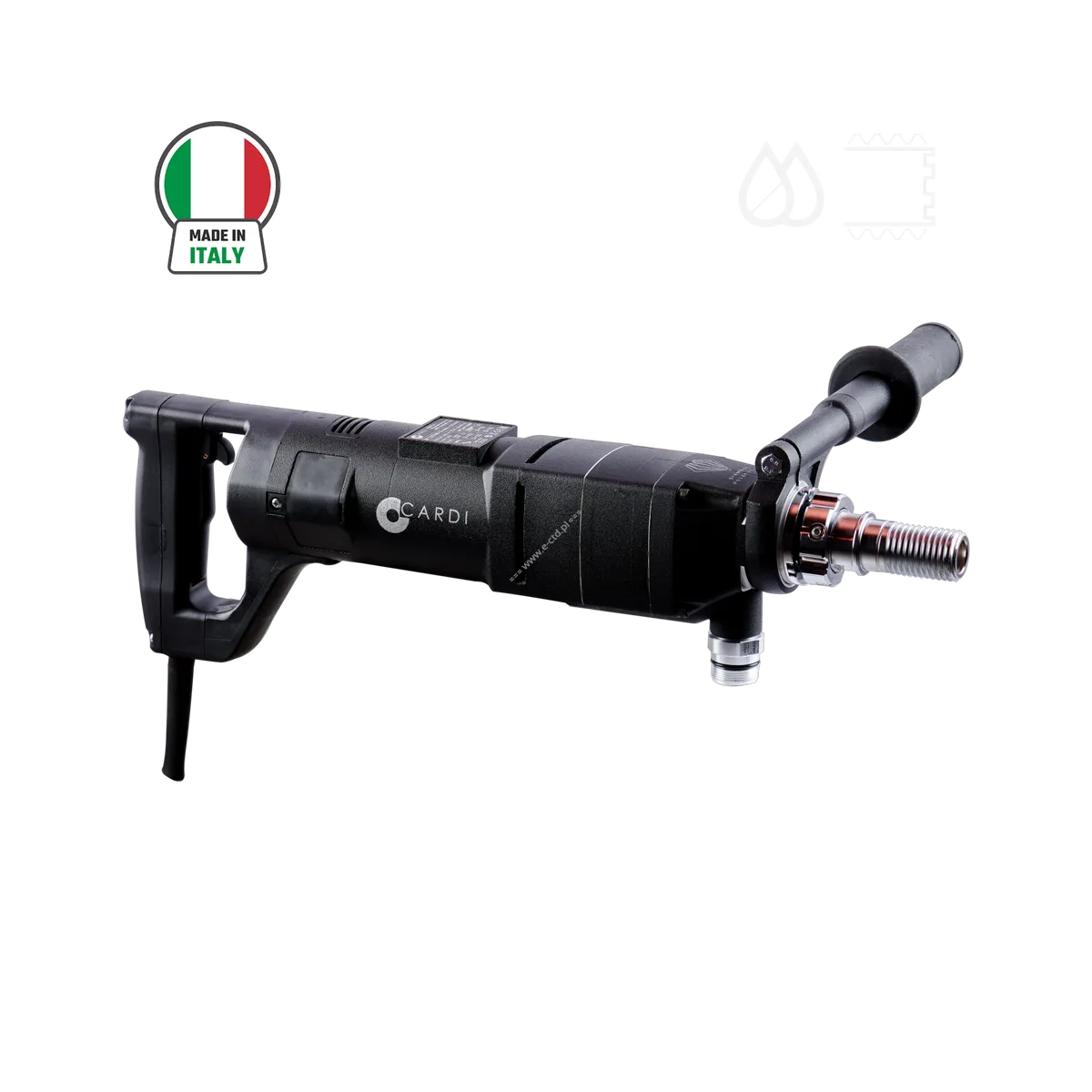 CARDI DPH 2200 ME-16-4X PULSE TECH WET/DRY wiertnica diamentowa 2.2-2.5kW